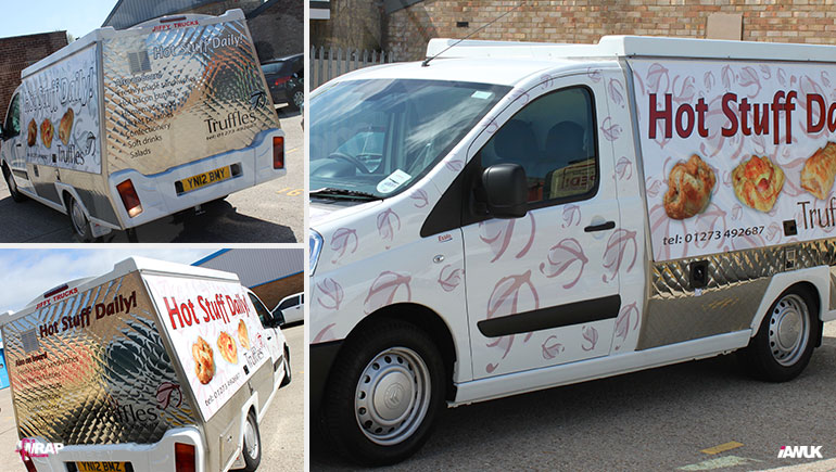 Food Van Graphics, Food Van Signwriting, Food Vehicle Stickers, Food ...